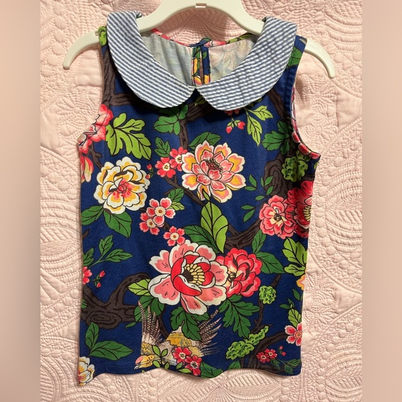 Persnickety | Shirts & Tops | Persnickety Navy Floral Laylah Tank Size 4 | Poshmark